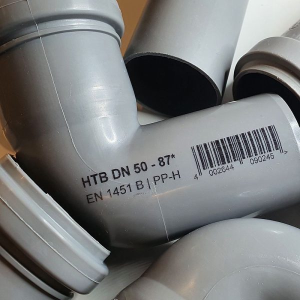 Marking of Bulk Plastics Barcode & PVC Products Data on Water Pipes